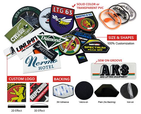 Pvc Patches And Labels Custom Pvc Patch For Hat 2d 3d Rubber Patch