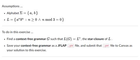 Solved Assumptions Alphabet Σ a b Chegg com