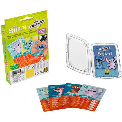 Confira Jogo De Cartas Disney Super Trunfo Stitch Grow
