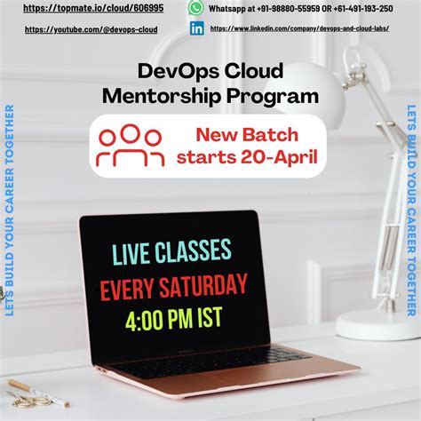 Devops Cloud Mentorship Program Batch Starts Devops And Cloud Labs