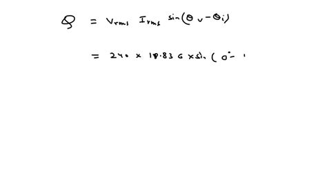 SOLVED A Calculate The Real And Reactive Power Associated With Each Circuit Element In The