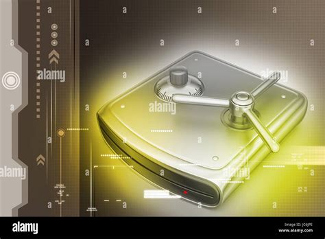 Secure Hard Drive Stock Photo Alamy