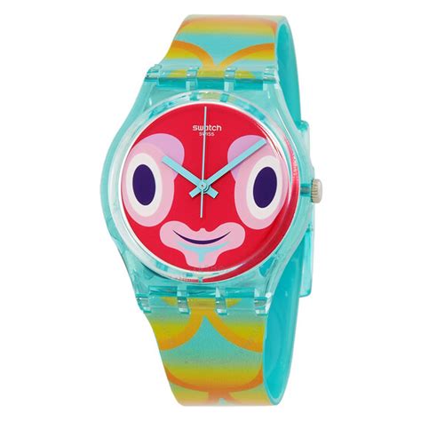 Swatch Mr Blubby Quartz Pink Dial Unisex Watch Gl120 7610522693296