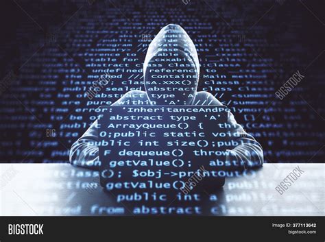 Hacker Using Laptop Image Photo Free Trial Bigstock