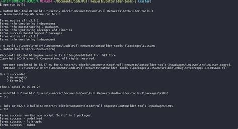 Failure In Tsc Build Script Issue Microsoft Botbuilder Tools GitHub
