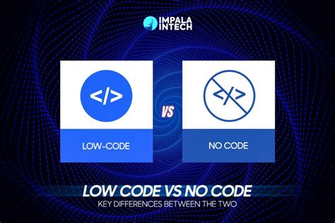 Low Code Vs No Code How Different Are They Impala Intech