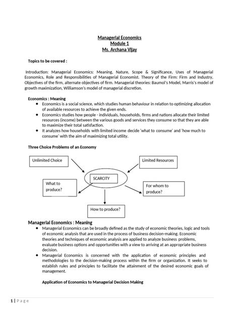 module 1 introduction lecture notes pdf economics microeconomics