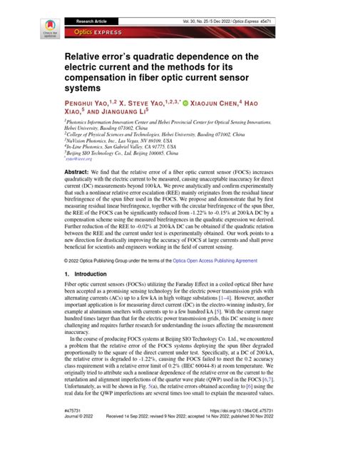 Relative Errors Quadratic Dependence On The Elect Pdf Polarization