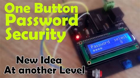 Arduino Project Password Security System Using Only One Button YouTube