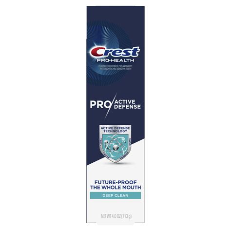 Crest Pro Health Pro Active Defense Toothpaste Deep Clean