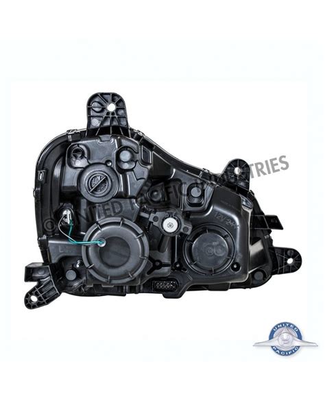 Up31456 Black Projection Headlight With Led Position Light For 2013 2021 Kenworth T680 Driver