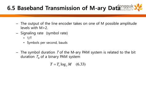 PPT Chapter Baseband Data Transmission PowerPoint Presentation Free Download ID