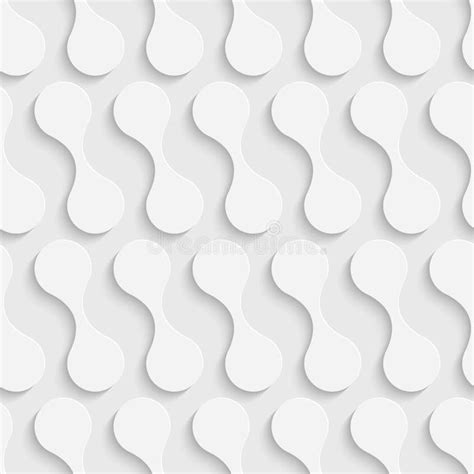 Seamless Curved Shape Pattern Stock Vector Illustration Of Ornament Fabric