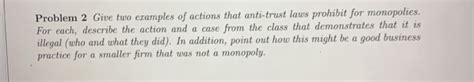 solved problem 2 give two eramples of actions that