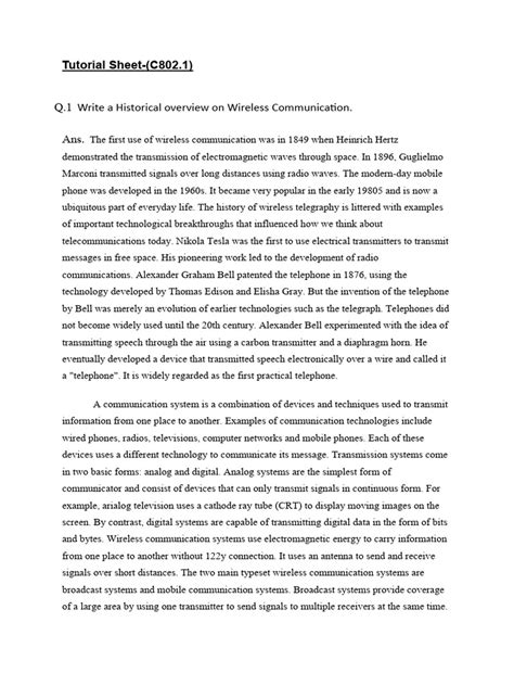 tutorial sheet1 pdf ultra wideband orthogonal frequency division