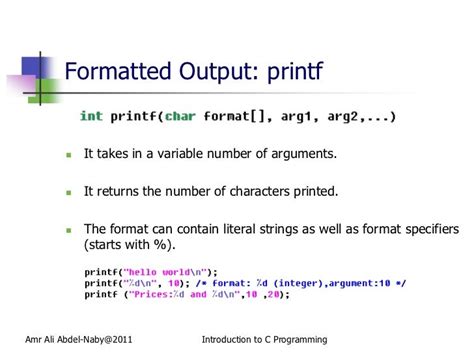 Introduction To C Programming