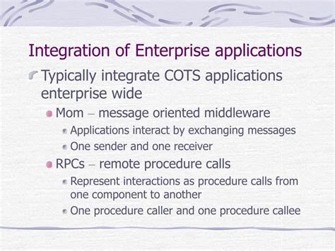 ppt coordinating cots applications via a business event layer