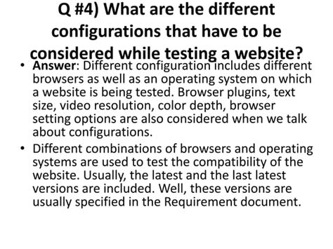 Most Common Web Testing Interview Questions And Answerspptx