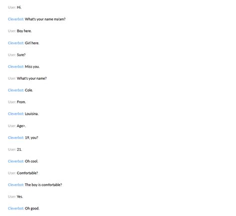 responding using cleverbot is too funny r omegle