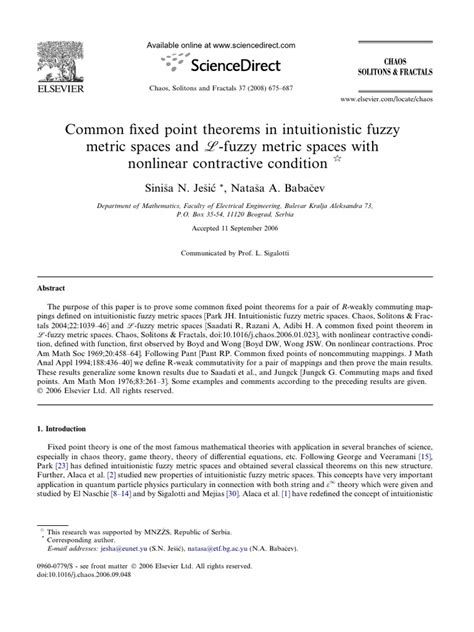 Common Fixed Point Theorems In Intuitionistic Fuzzy Metric Spaces And Fuzzy Metric Spaces With