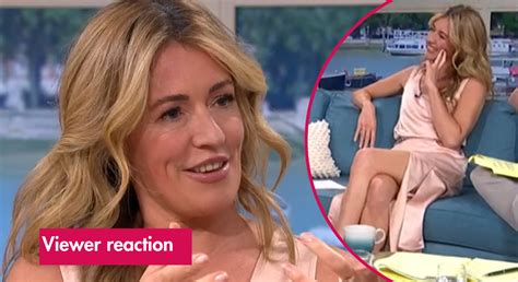 Cat Deeleys Stunning Nude Outfit Today Is A Snip At £89