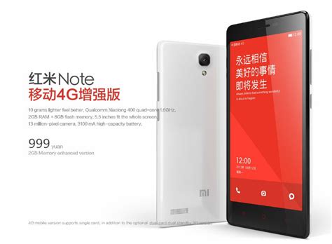 Xiaomi Is Releasing A LTE Version Of The Redmi Note