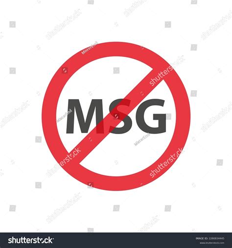 msg free warning sign icon stock vector royalty free 2280834445