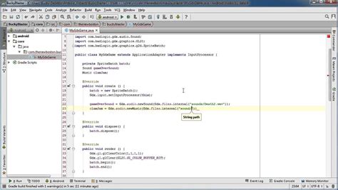 Android App Development For Beginners 77 Libgdx Sound Effects And Streaming Music Youtube