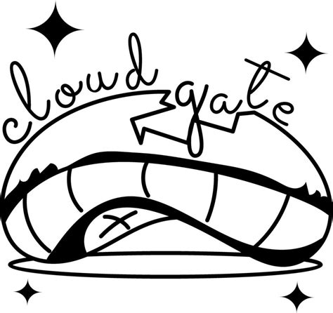 Trendy Cloud Gate 41490900 Vector Art At Vecteezy
