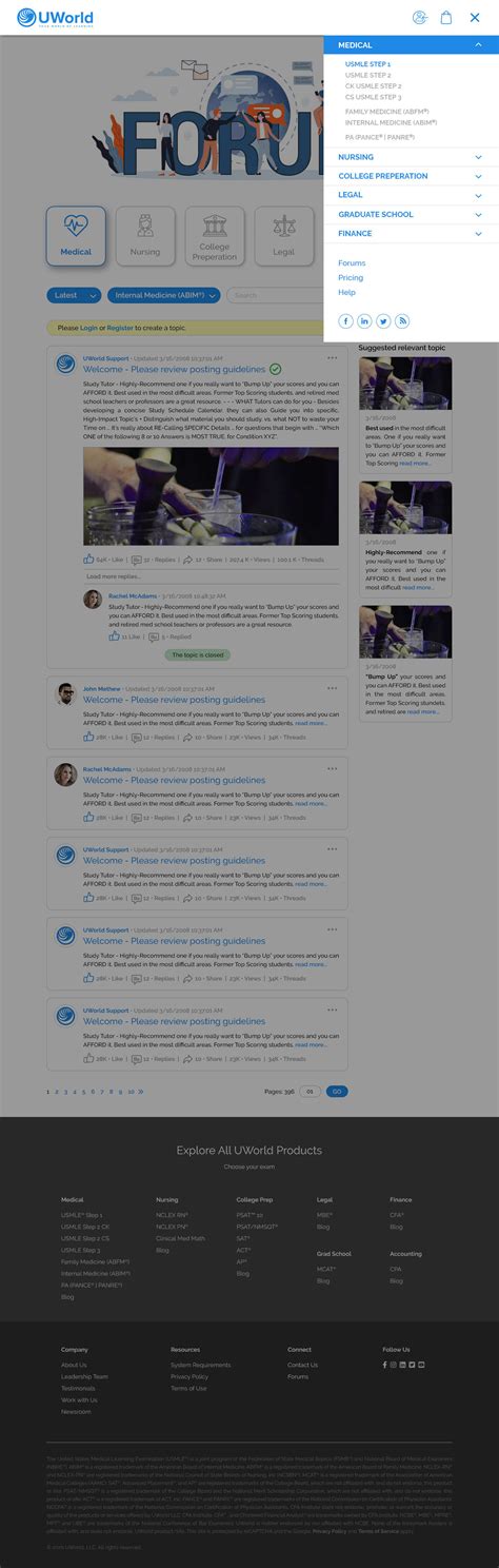 UI UX Design Forum Discussion Community Behance