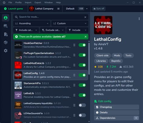 galemodmanager thunderstore the rounds mod database