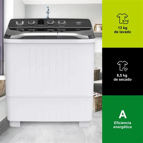Lavadora Haceb Semi Automática Carga Superior 13 Kilos