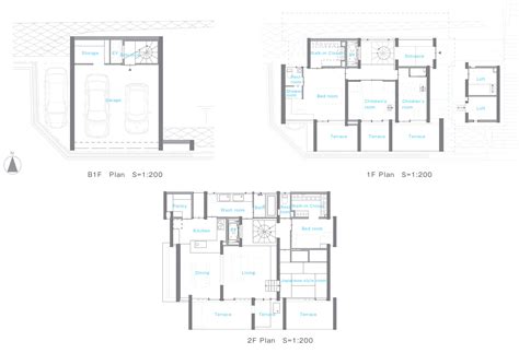 House By Ym Design Office Has Four Layers Of Concrete Frames