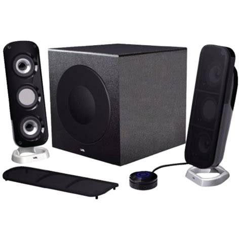 Cyber Acoustics 2 1 Computer Speaker System Ca 3908 Black Best Buy Ottawa
