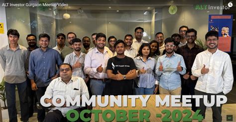 Yash Roongta Cfa Frm On Linkedin Community Meetup Altinvestor Financecommunity