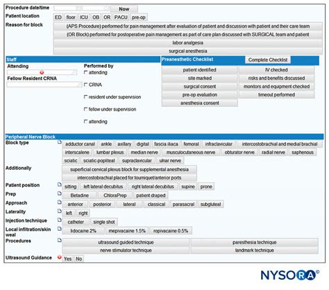 Monitoring Documentation And Consent For Regional Anesthesia