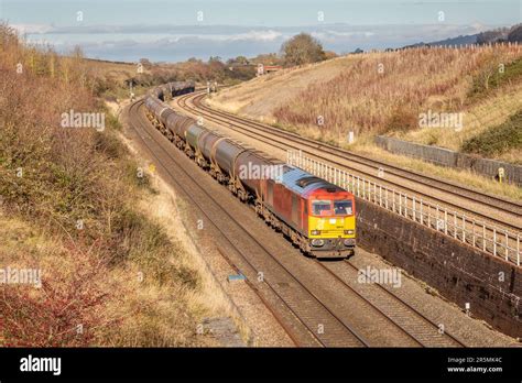 Class 60 No 60010 With Deutsche Bahn Cherry Red With Db Schenker