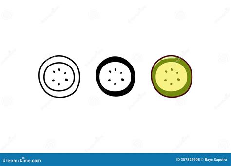 Pickled Cucumber Pickled Canned Food Cartoon Royalty Free Stock Image 59562562