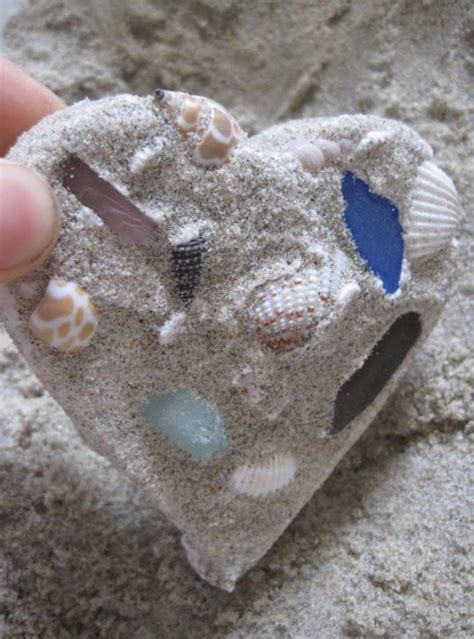 Sand Casting Seashells Nature Crafty In 2024 Shell Crafts Sand