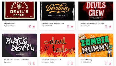 25+ Best Devil & Demon Fonts for Supernatural Designs