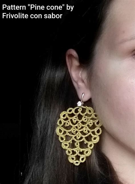 Tatting Pattern Pdf Pine Cone By Frivolite Con Sabor For Shuttle