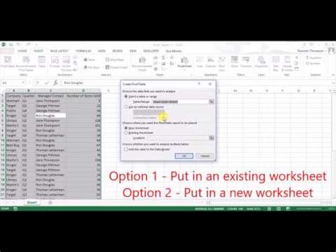 Pivot Table For Beginners In Excel YouTube
