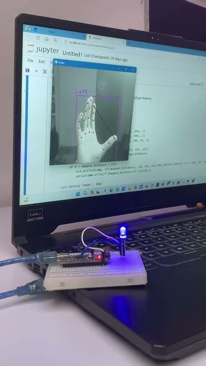 gesture brightness controller shorts tech chatgpt python arduino