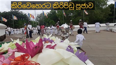 රඟබුමු කඳසුරිදු වන්දනා කිරිවෙහෙර කිරිපිඩු පුජාව 2024 Youtube