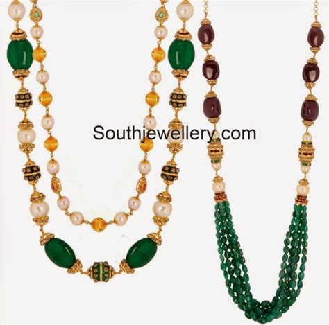 Simple South Sea Pearls Mala Indian Jewellery Designs
