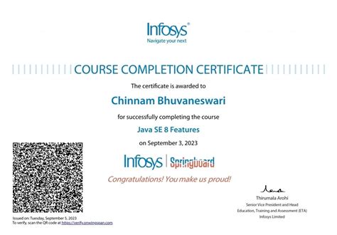 Bhuvaneswari Chinnam On Linkedin Certification