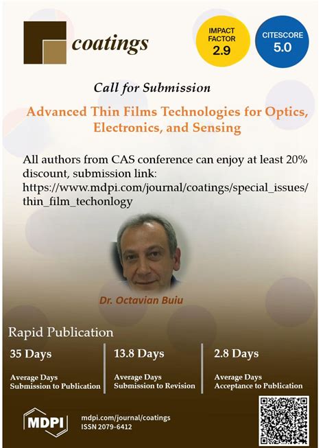 Cas International Semiconductor Conference Ieee Event On Linkedin Mdpi Coatings Electronics