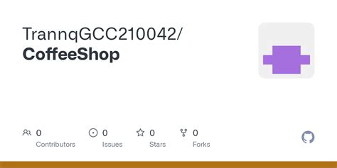 GitHub TrannqGCC CoffeeShop