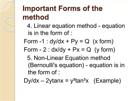 Differential Equations Of First Order Ppt
