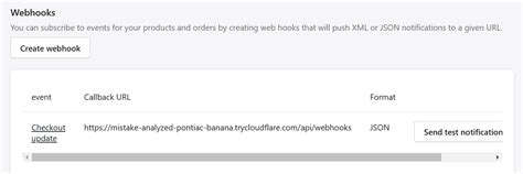 webhook configuration isn t validating correctly · issue 100 · shopify